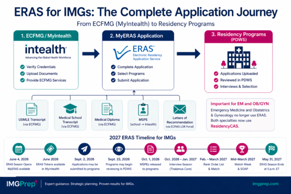 ERAS for IMGs: Complete 2026-2027 Residency Application Guide